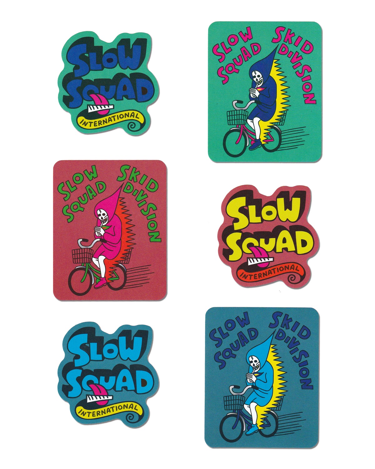 Slow Squad International "Squad Sticker Combo” | MESS CRIB TOKYO ONLINE ...