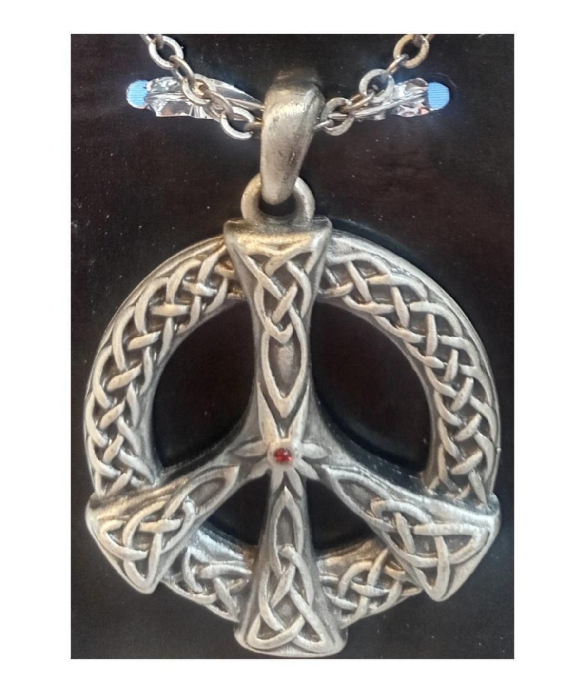 AzureGreen: Celtic Peace Sign pendant | カタカムナ