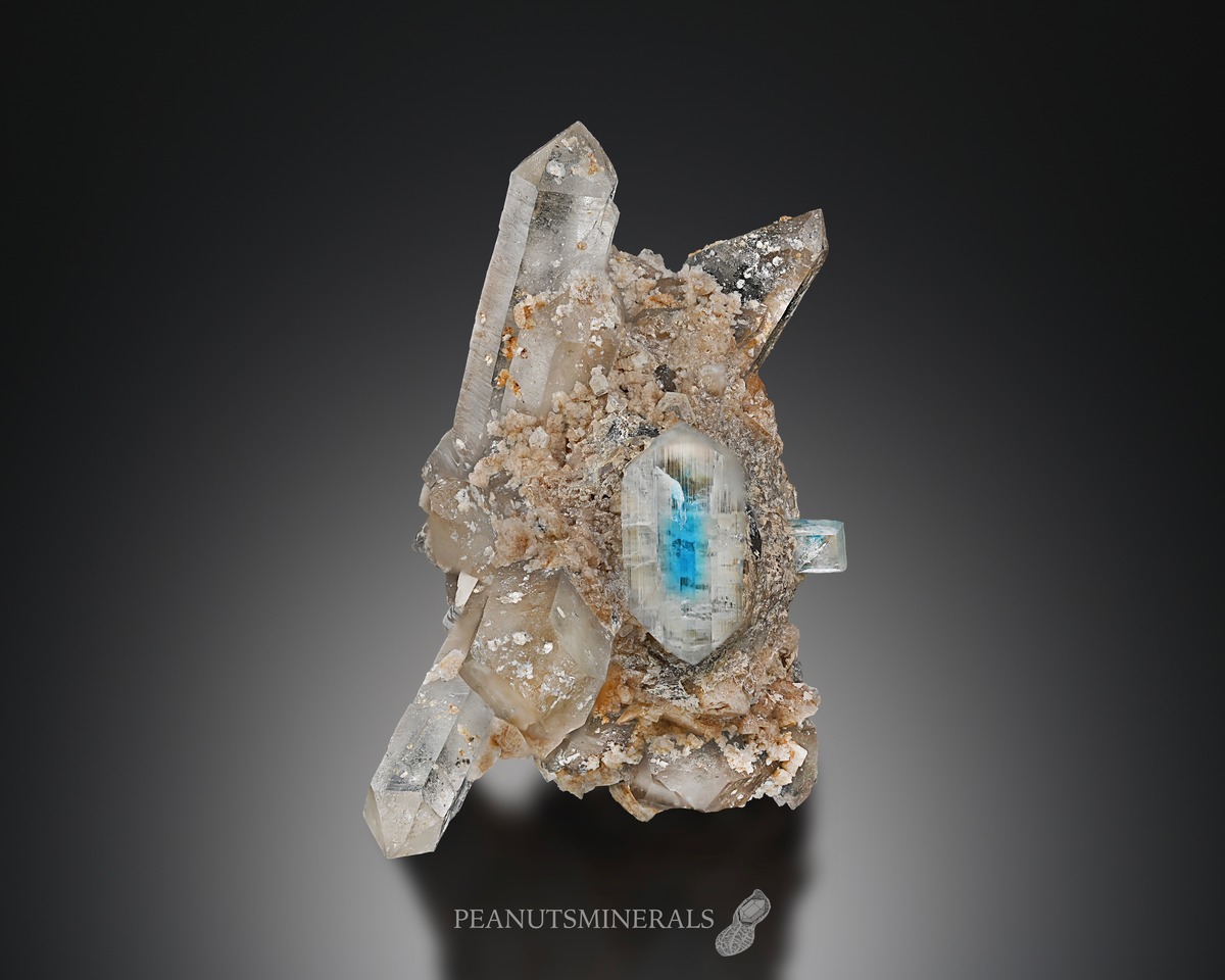 ユークレース / クォーツ【Euclase with Quartz】ブラジル産 | PEANUTS MINERALS