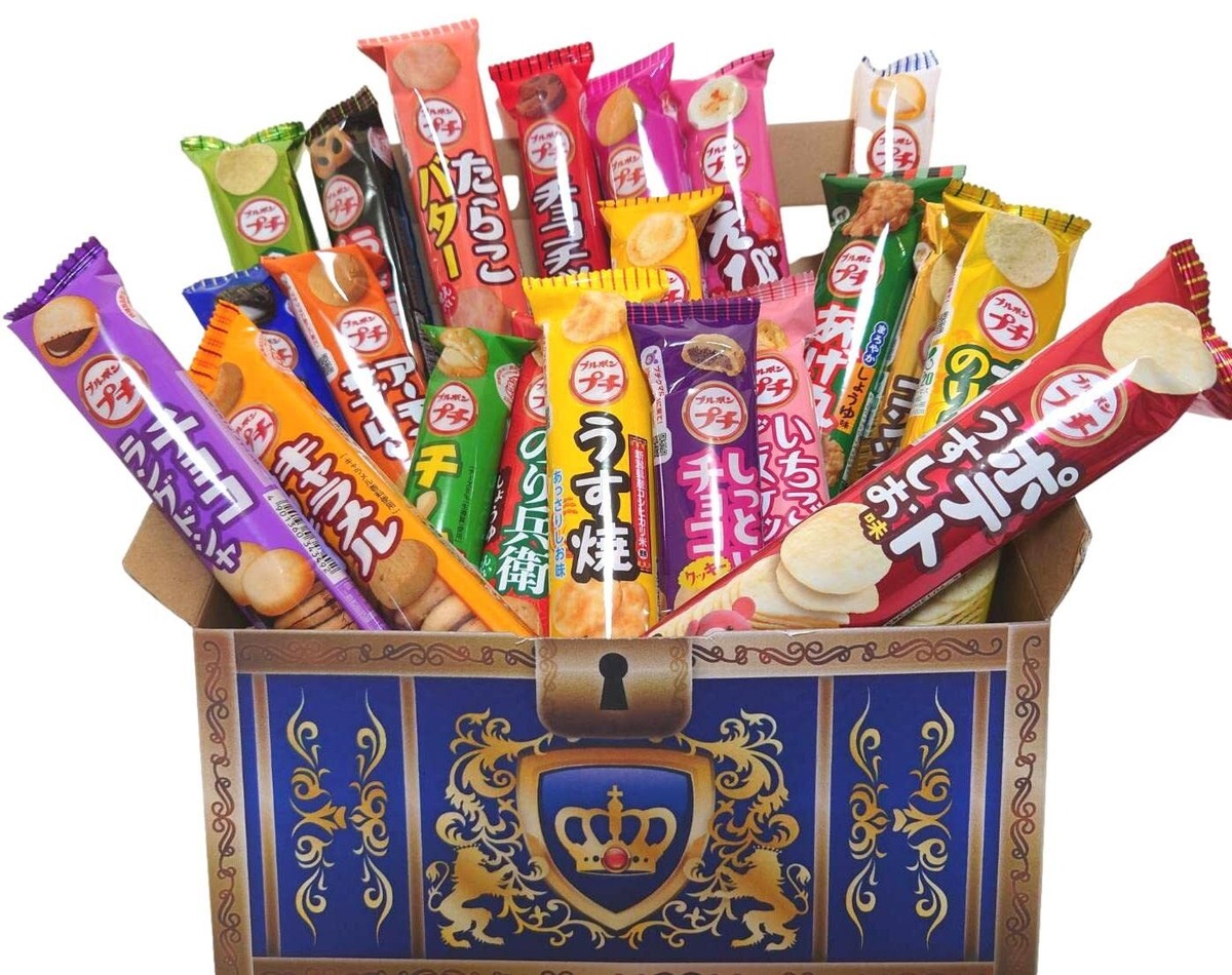 ブルボン プチ 18種類 18個 詰め合わせ セット 宝箱 誕生日 ギフト プレゼント 景品 クリスマス ぴきしぇも (賢者) | loop0707