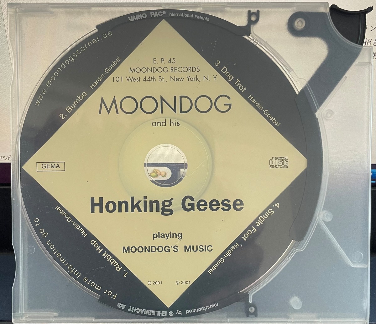 MOONDOG & Honking Geese / Moondog’s Music | Tmochida