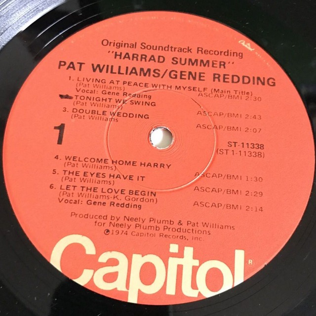 Pat Williams / Gene Redding - Harrad Summer (Original Soundtrack ...