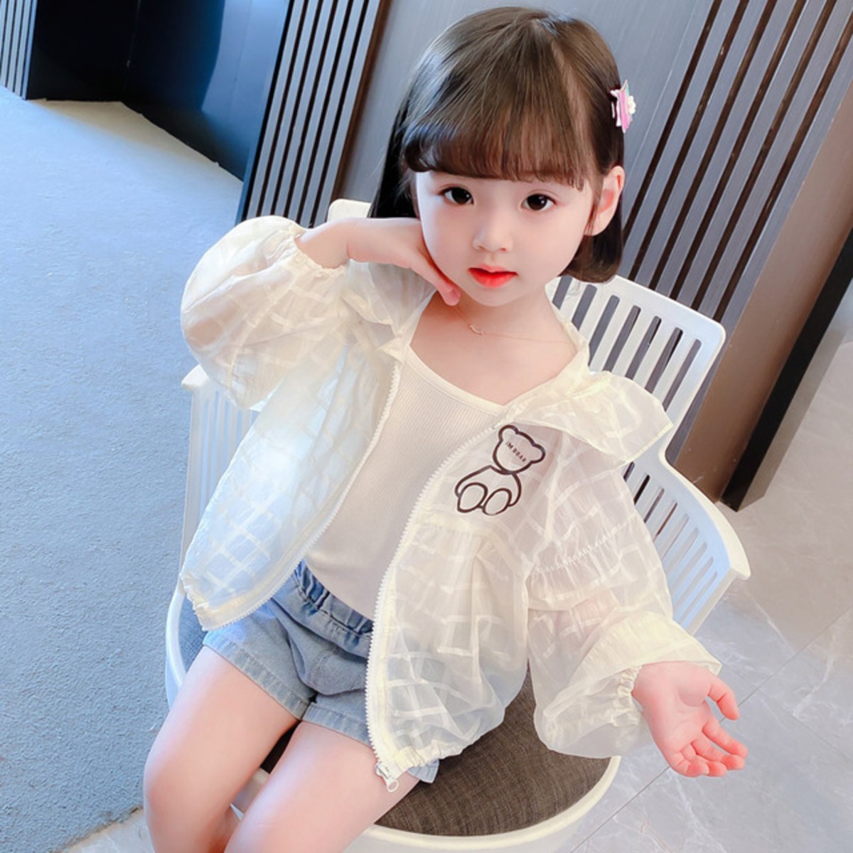 UVカットくまさんパーカー | chouchoubear