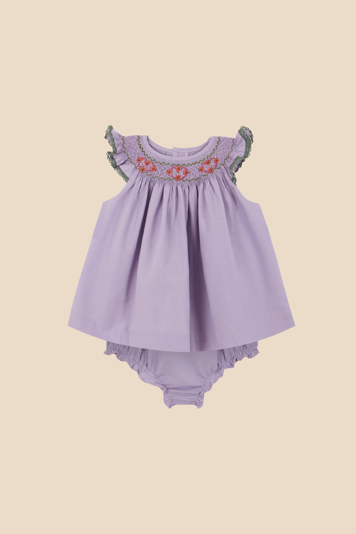 【Birinit petit】Lilly blouse and bloomer set - Jesusito nidos Lila | Mon ...