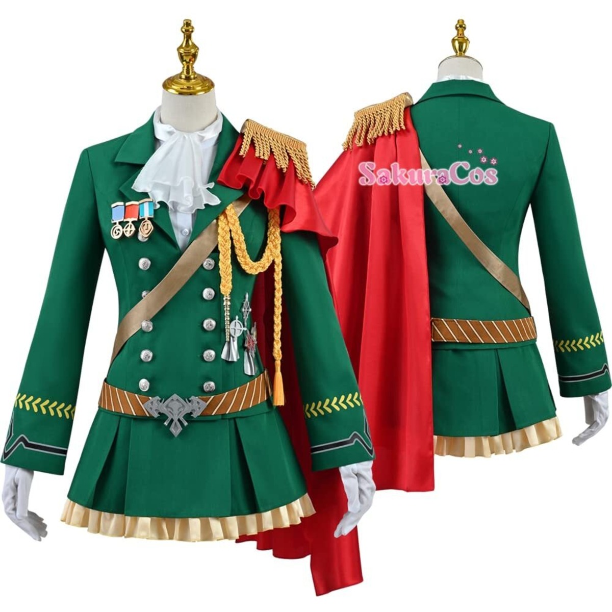 [sakuracos] ウマ娘 プリティーダービー シンボリルドルフ 勝負服 コスプレ衣装 コスチューム ハロウィン クリスマス 制服 大人 アニメ cosplay イベント | loop0707