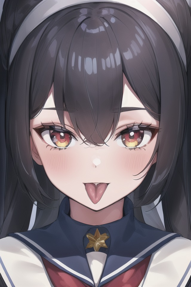 AI呪文「舌出しJK」100枚イラスト集【コピペでかんたん生成】StableDiffusion.ver) | イラスト大賢者