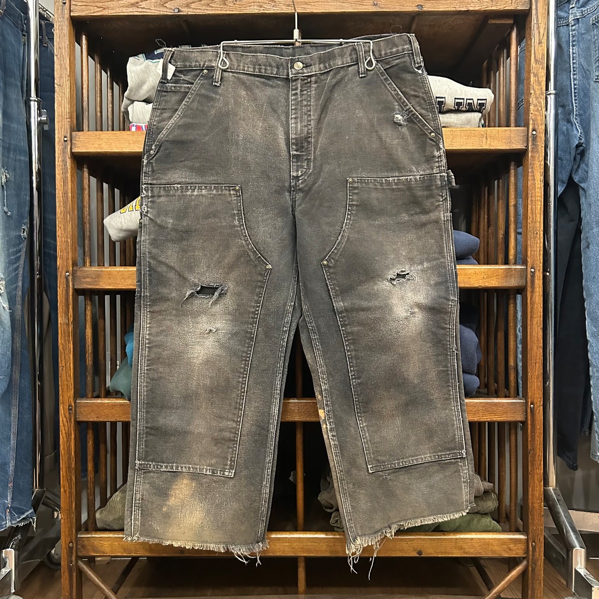 【雰囲気爆発ムラフェード個体】00's Carhartt Double Knee Pants | spike osu