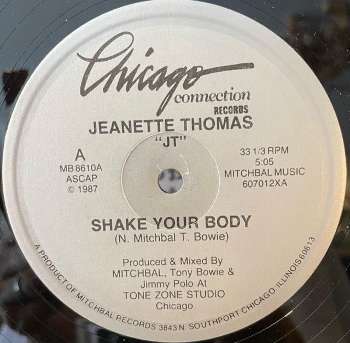 JEANETTE THOMAS "SHAKE YOUR BODY" 12" | EAD RECORD