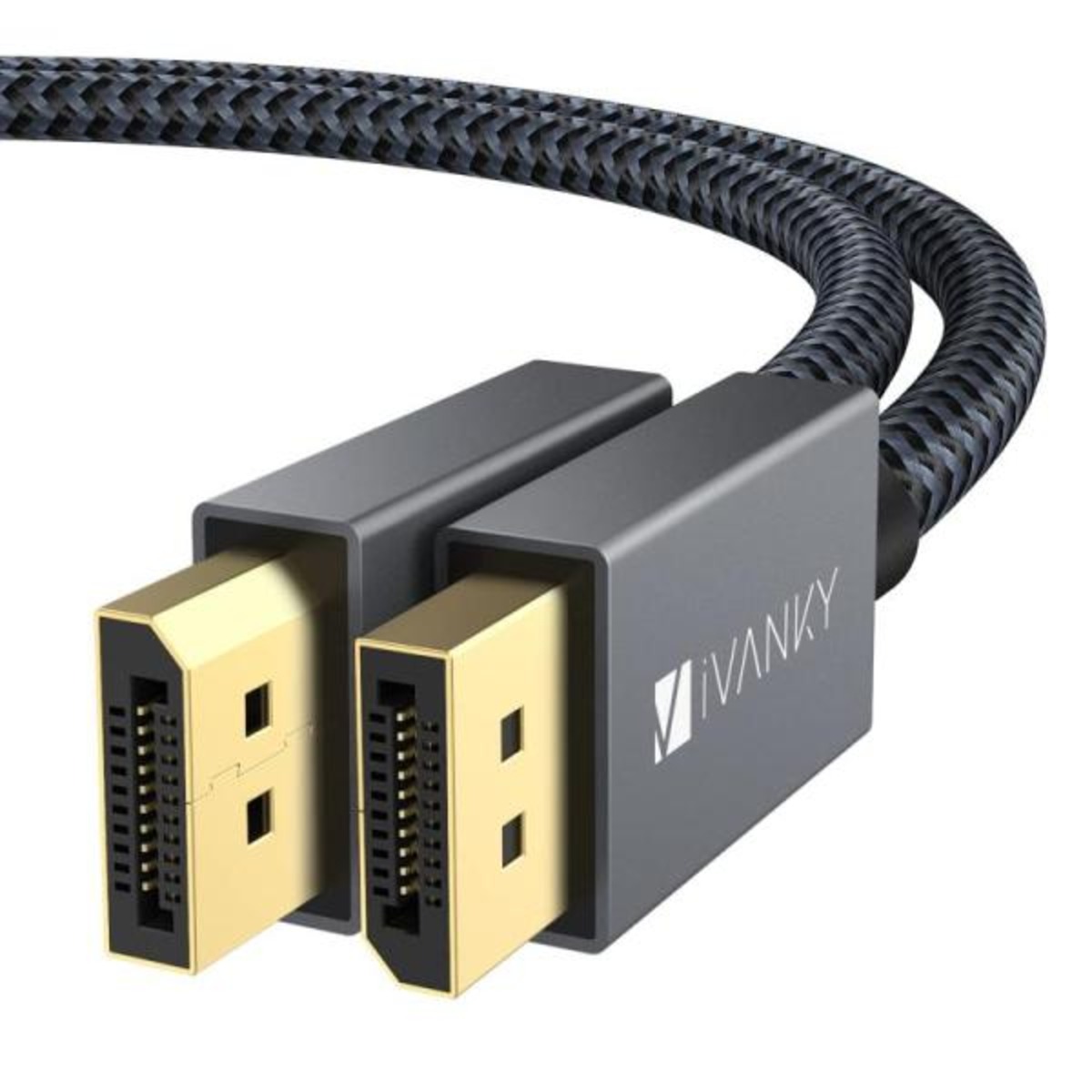 Displayport ケーブル,iVanky【DPケーブル 1.2/4K/1M】4K@60Hz/ 2K@165Hz/ 2K@144Hz ...