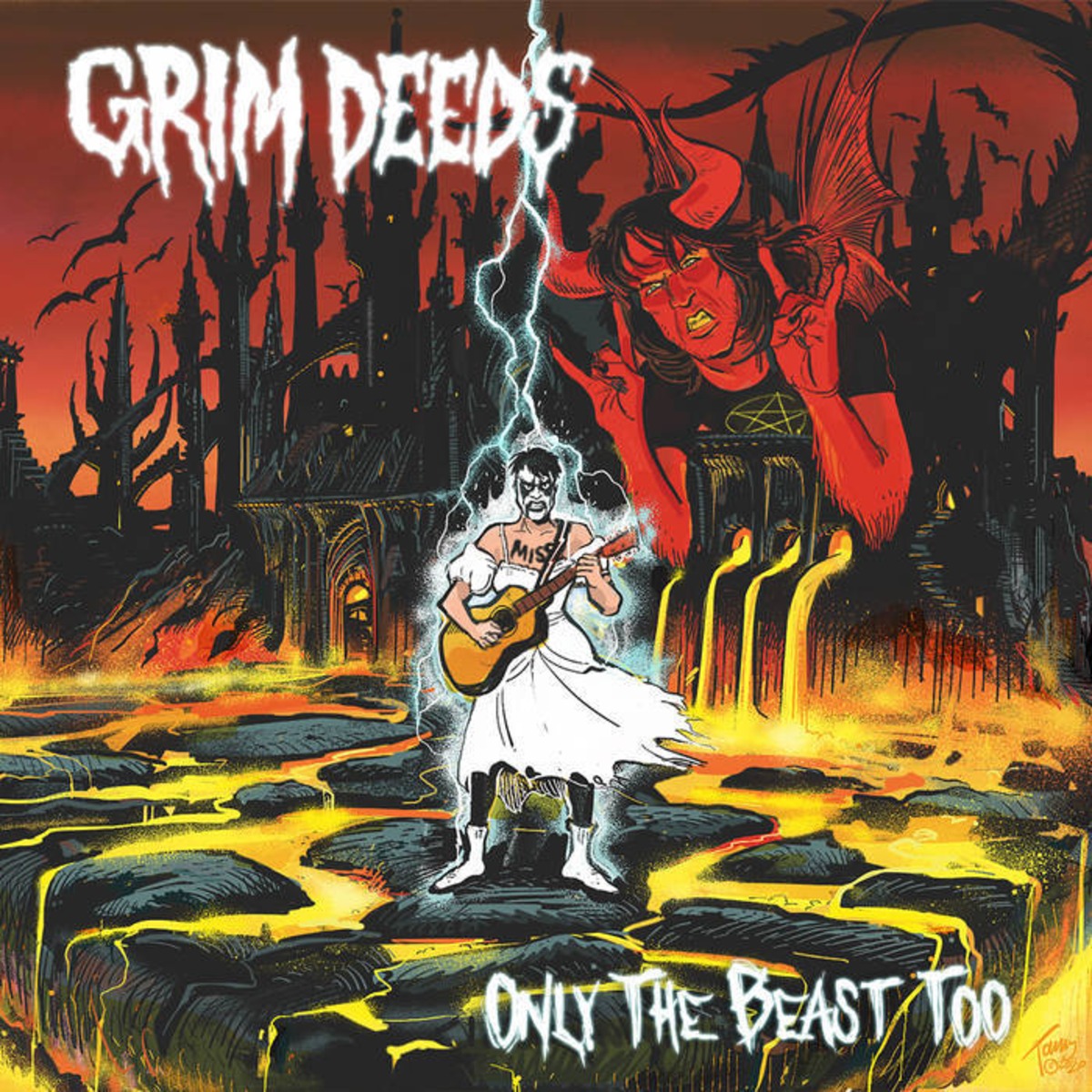 grim deeds / only the beast too cd | punker than me.