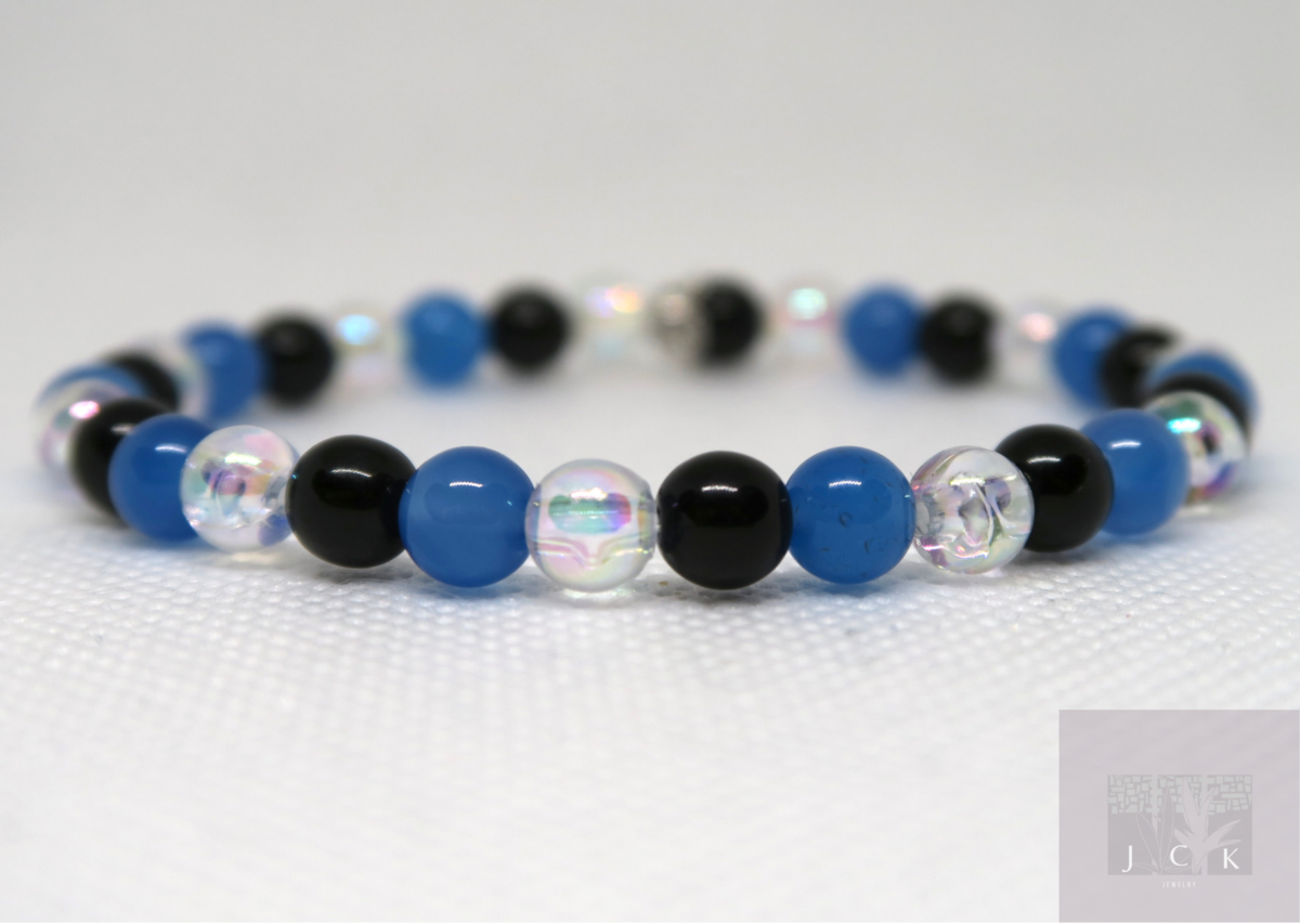 Blue Agate and Black&Glass beads | JCK store