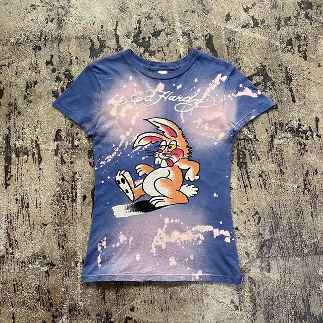 ED HARDY BLEACH RABBIT TEE | GALAXIES