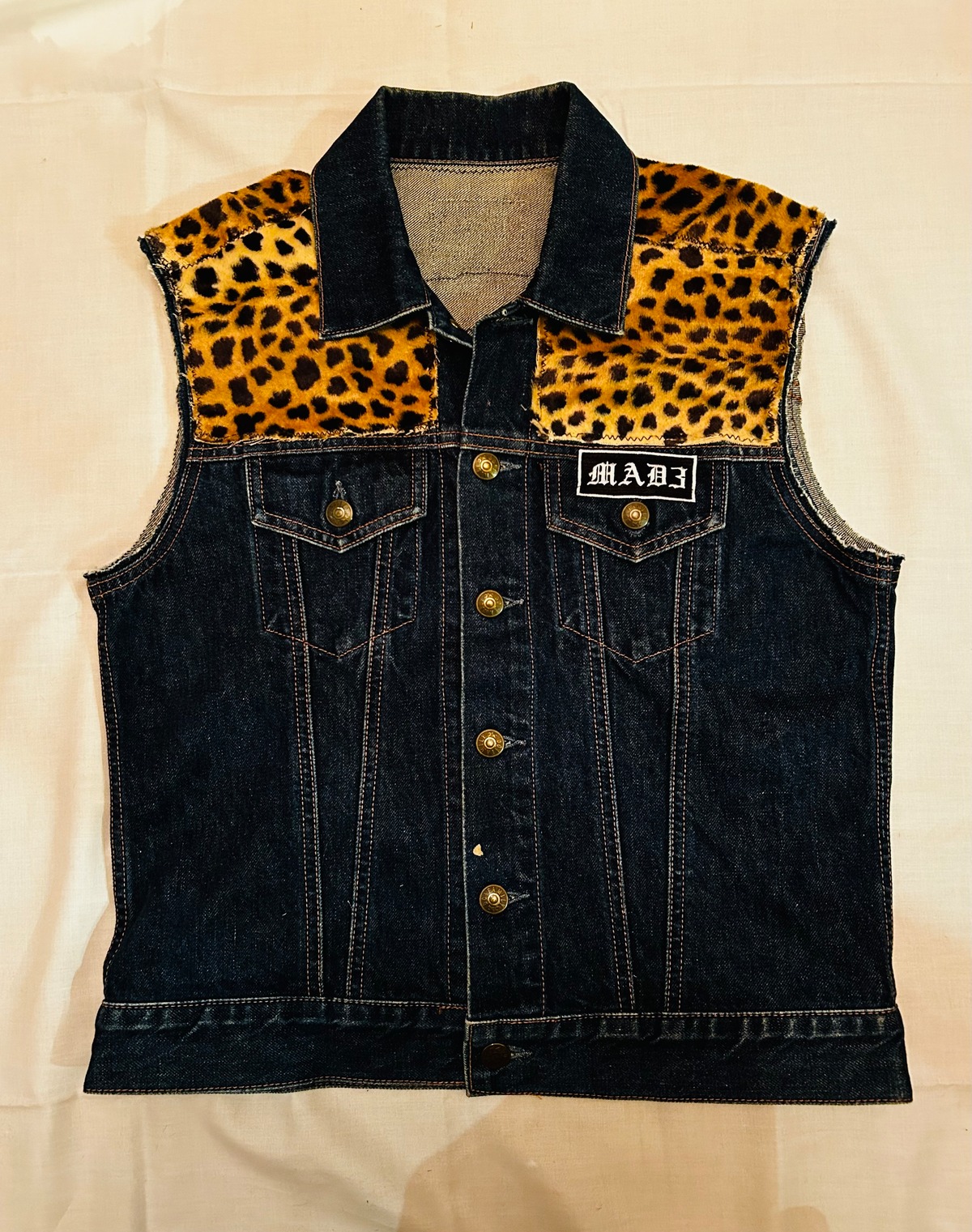 Rock'n'Roll Kingdom Battle Vest / Leopard / M | MAD3 INVASION