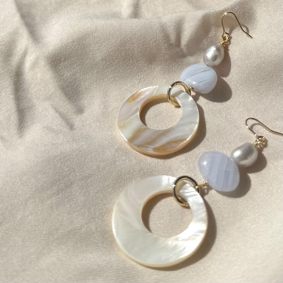 shell hoop pierce | Chill handmade