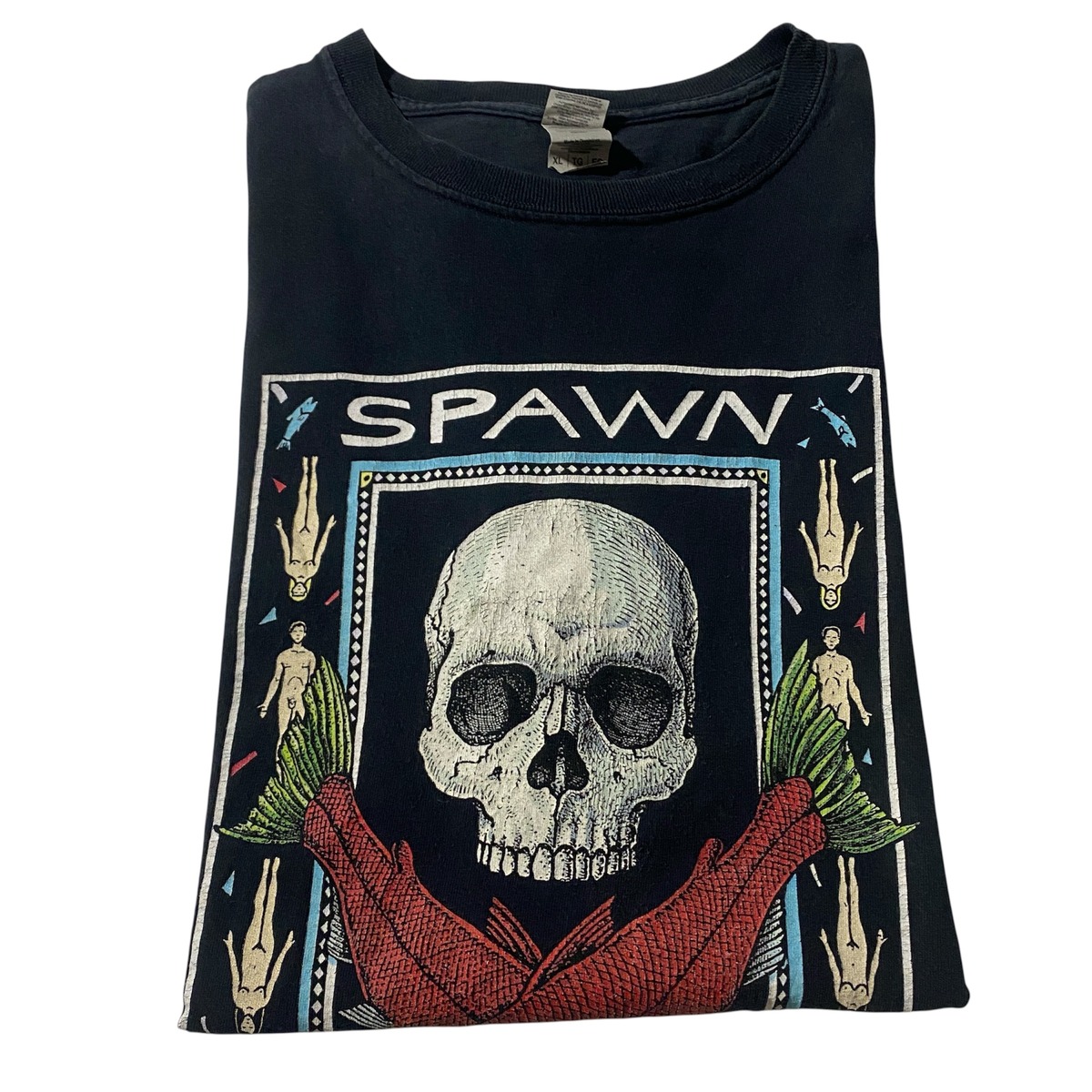 XL SPAWN Skull Comic Tee | WAGENTYPEII