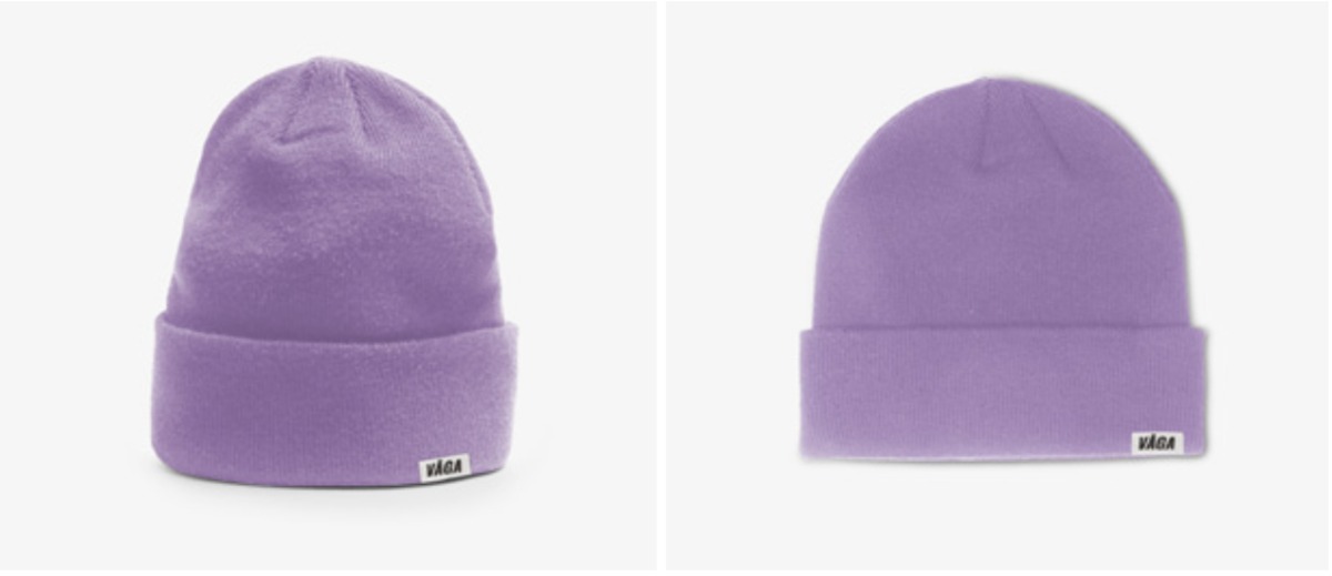 VÅGA FINE RIB BEANIE (LILAC) | fujioproject