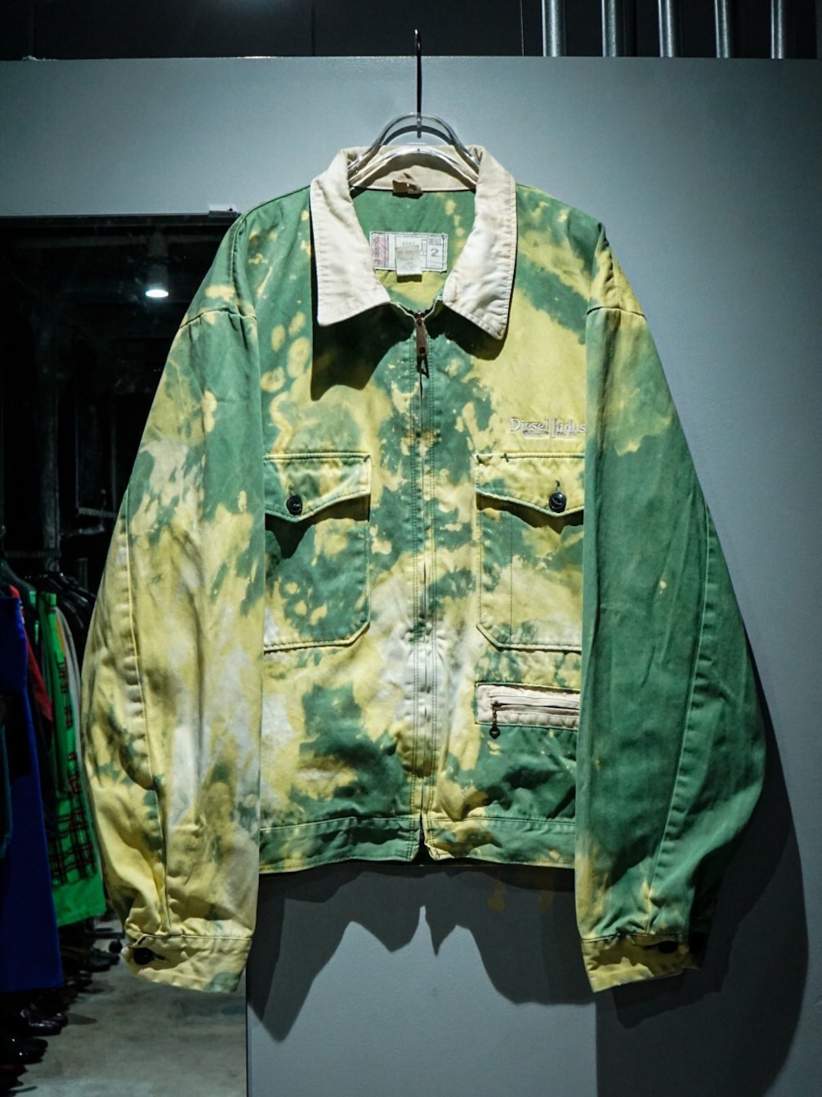 【add(C)vintage】"DIESEL" Bleach Design Vintage Loose Work Jacket | Caka ...
