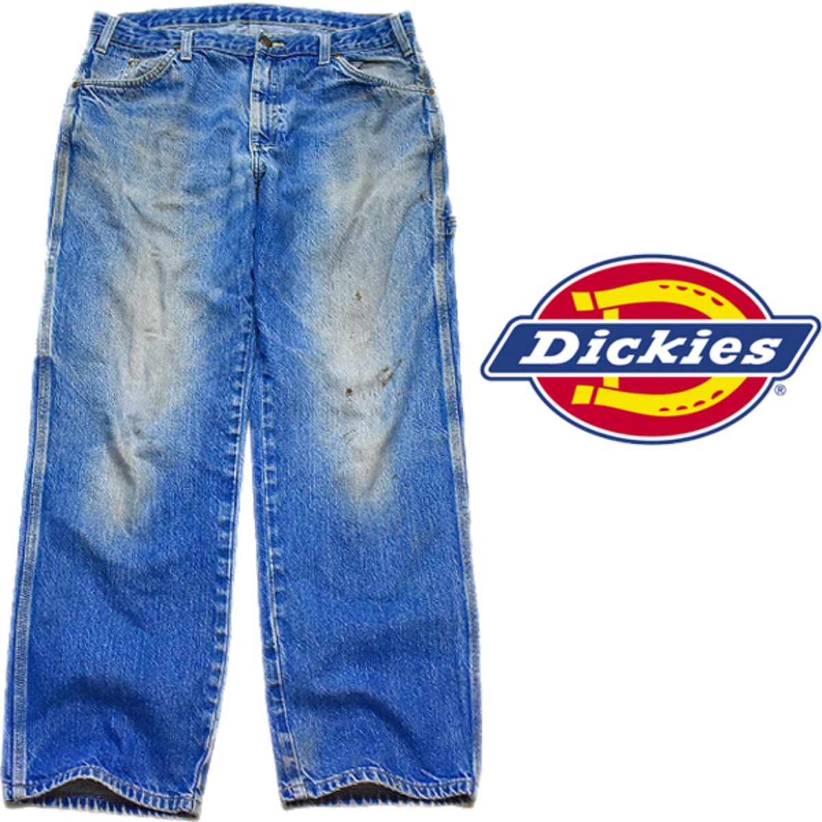 1点物 ディッキーズDickies雰囲気系ペインターパンツ古着メンズ34MLレディースOKアメカジストリートスポーツ/デニムパンツ/ジーンズ ...