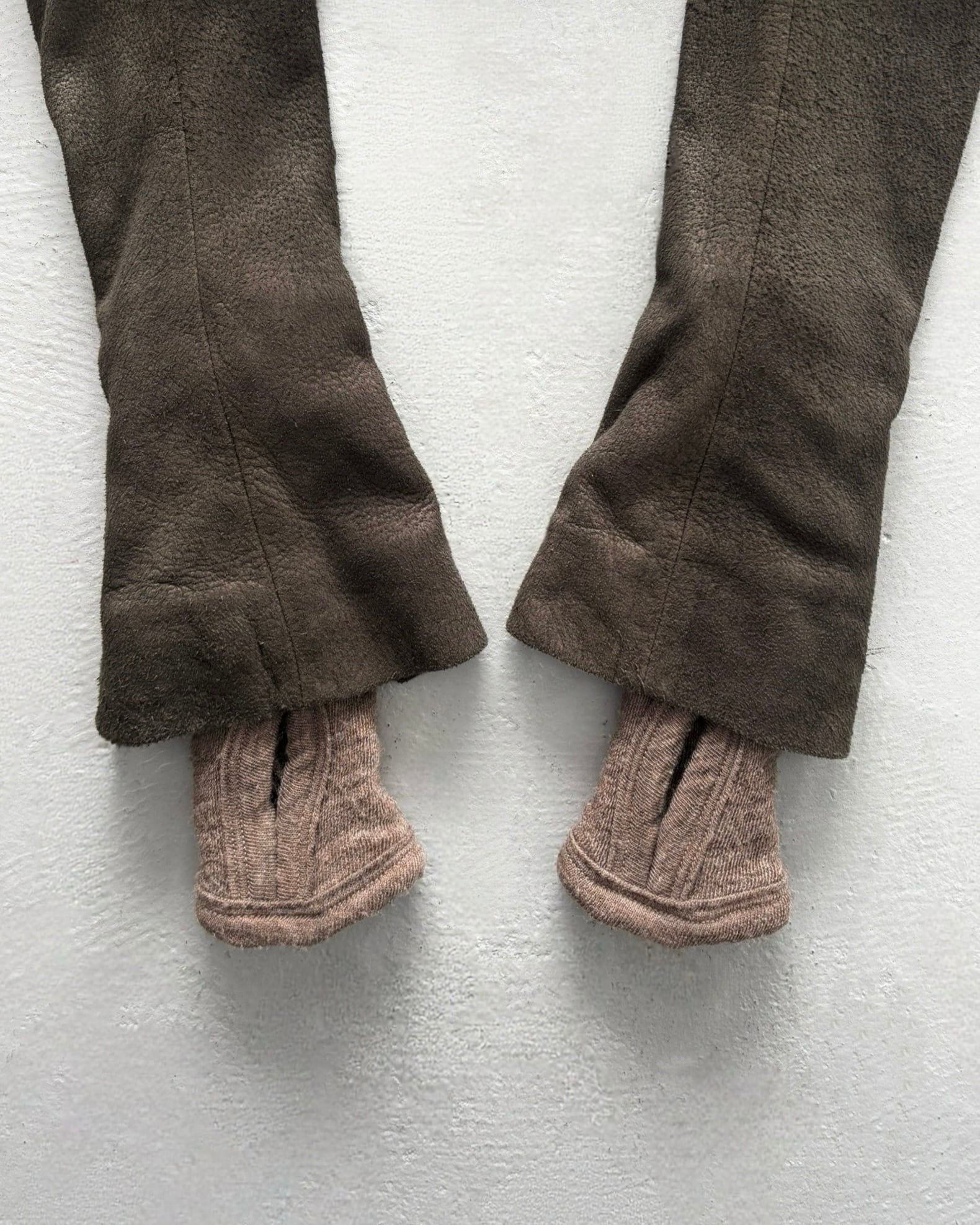 Isaac Sellam Experience - reverse ramskin leather layered sleeve jacket ...