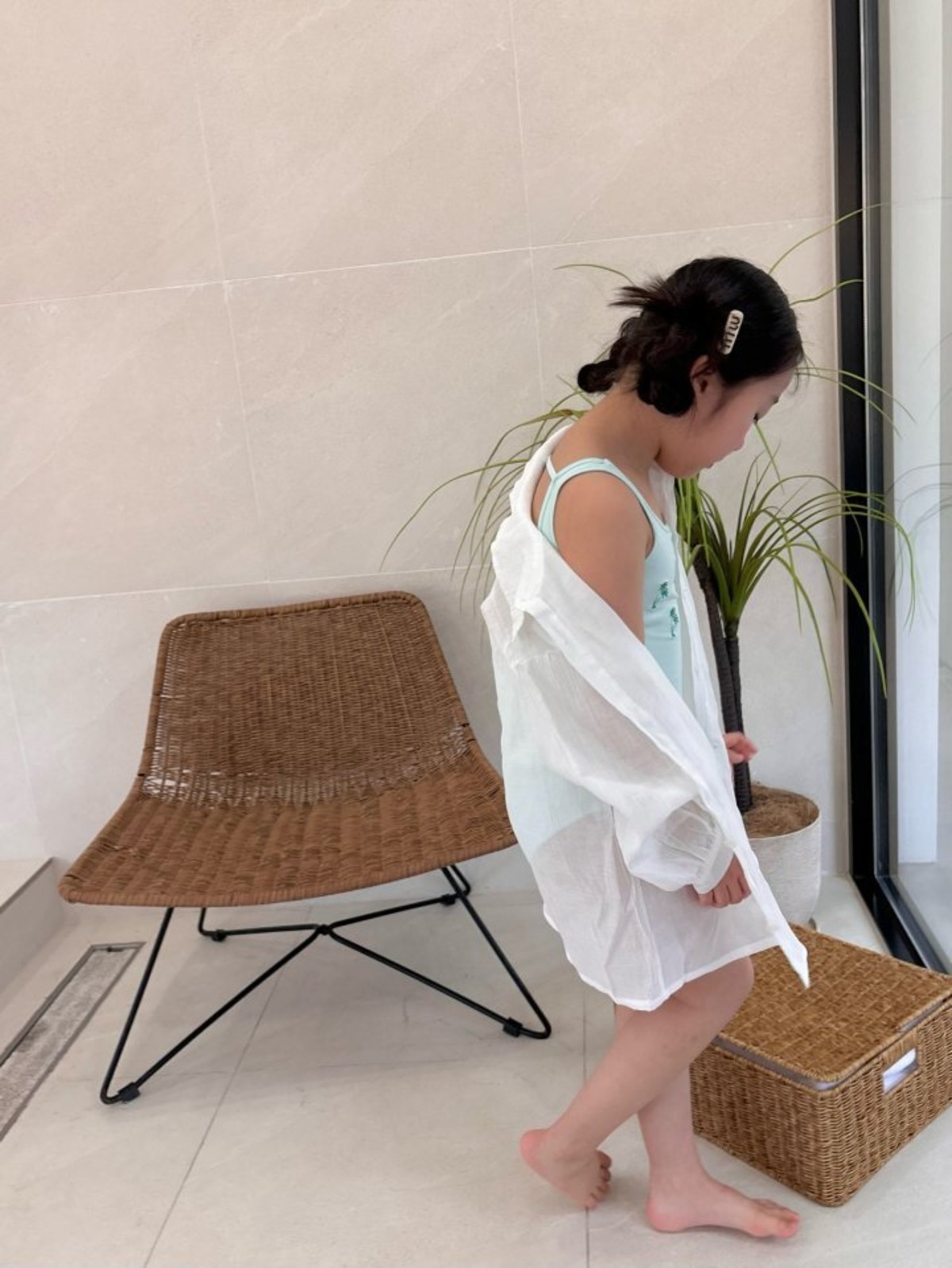 ビーチロングシャツ S,M,L,XL / log101 | lilikids