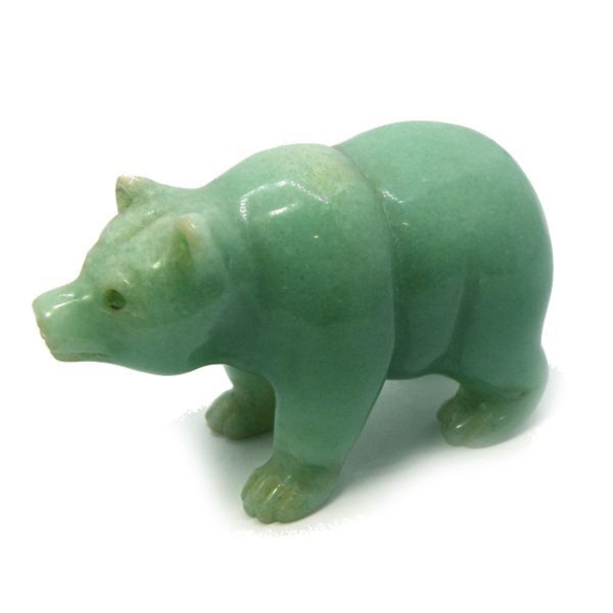 ≪特価品/即納≫天然石 動物の彫刻石 くま熊bear/アベンチュリン | interior7