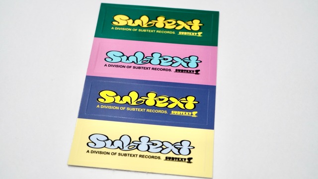 【STICKER 】SUBTEXT OG STICKER （耐候性） | 【SUBTEXT】