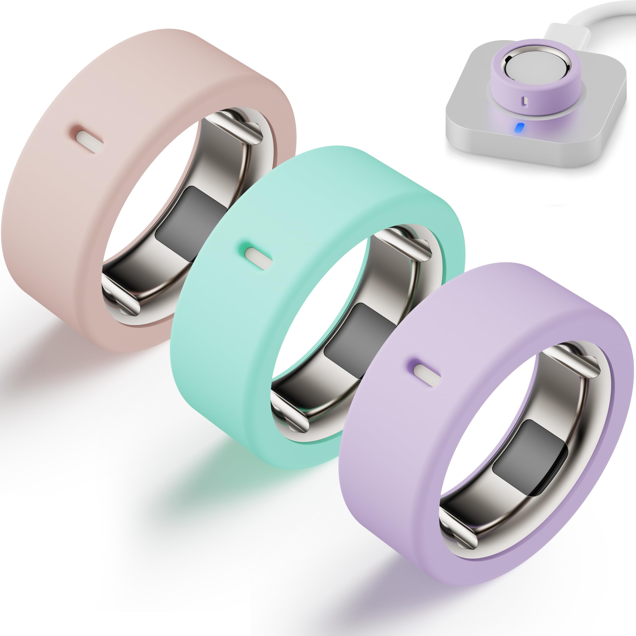 Snyeest Protector Oura Ring 4/Ring Gen 3カバー、シリコンアンチスクラッチエラスティックリングフィンガー ...