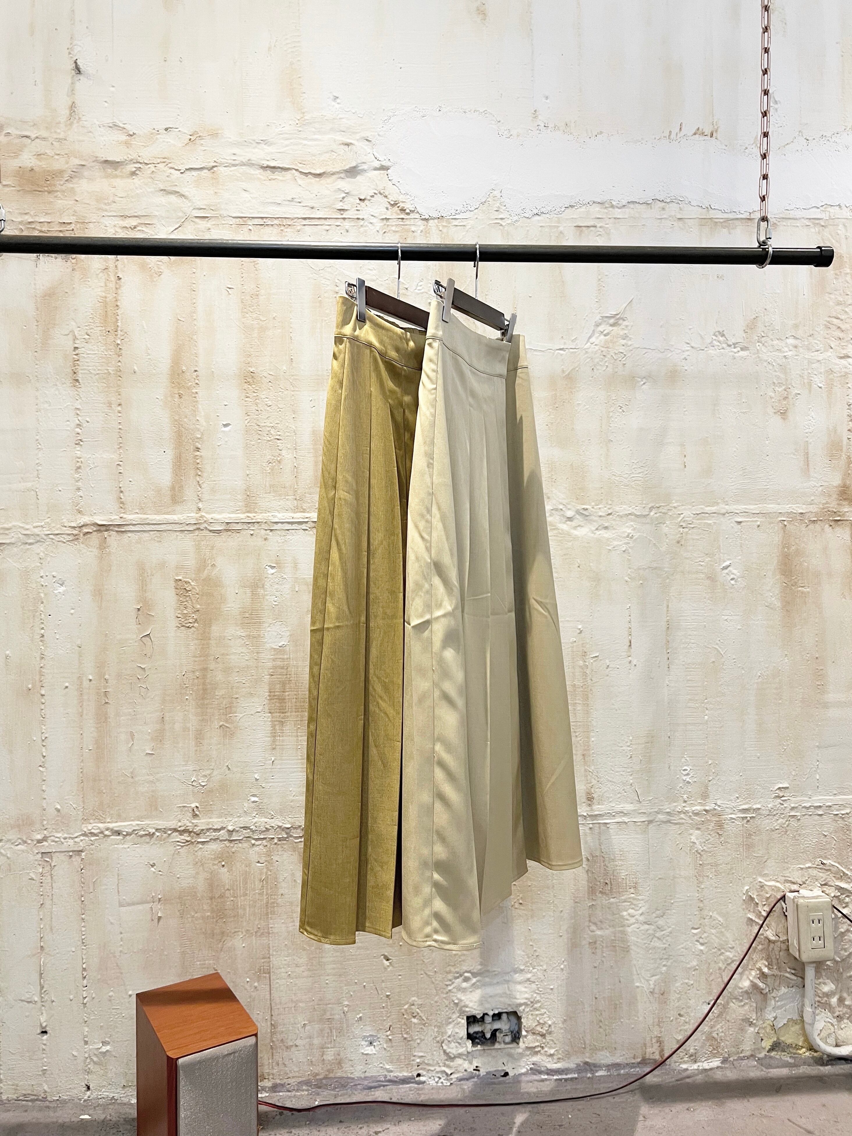 tuck design wrap skirt | Pay ID