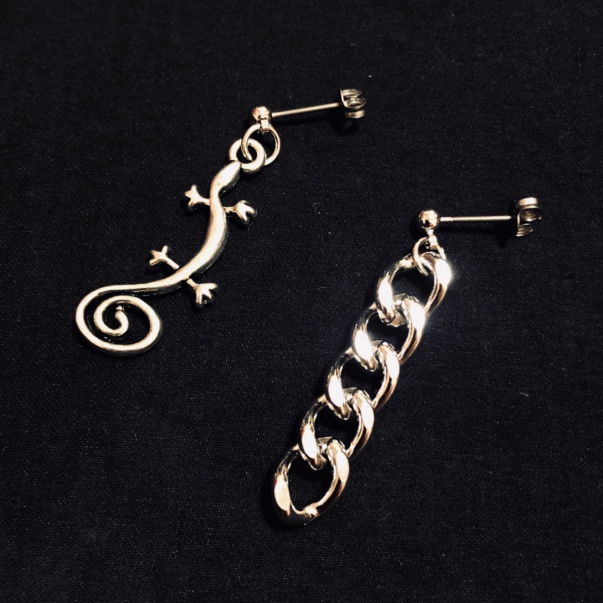 LIZARD CHAIN PIERCE/EARRING2 | 無関心