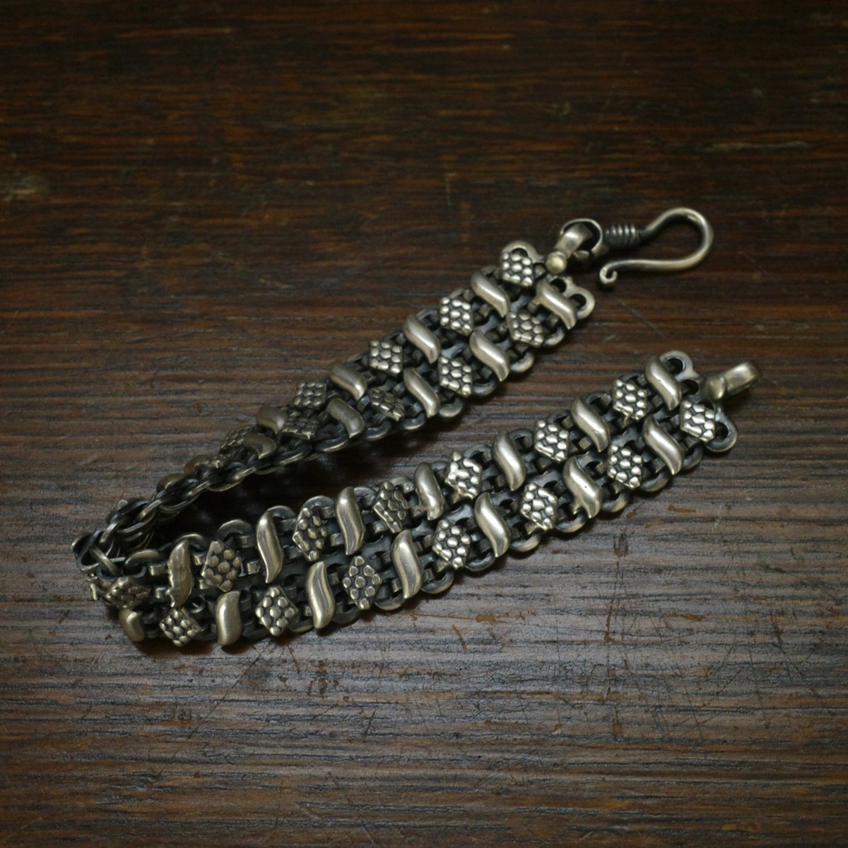 THARU SILVER Double Bracelet -DIAMOND- | Ha-Ha apartment