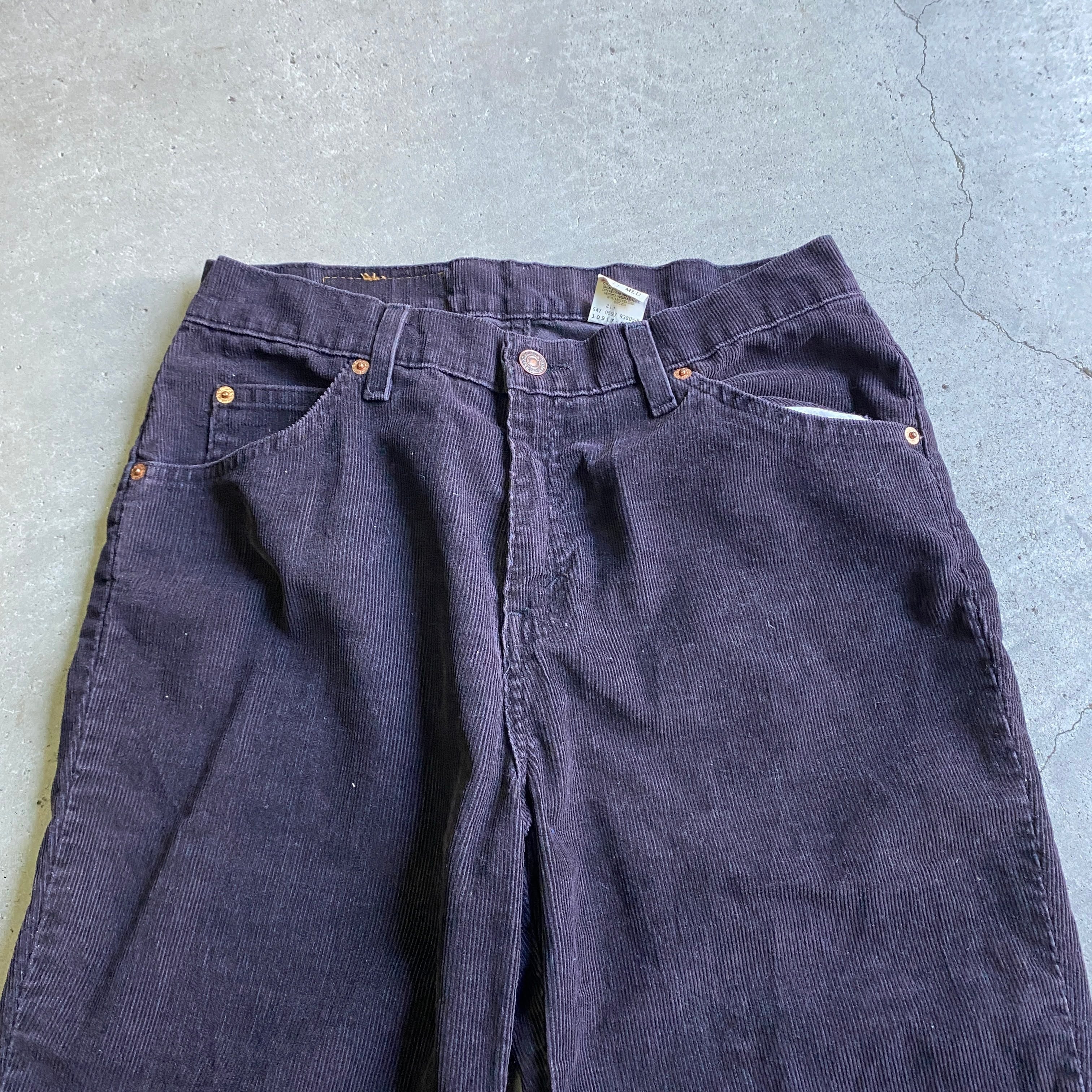 90年代 Levi's リーバイス 917 コーデュロイパンツ ブーツカット レディースw30相当 11MED 古着 90S ヴィンテージ ...