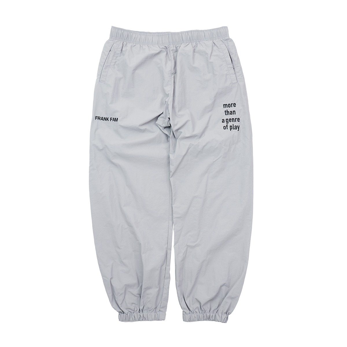 EAZY NYLON PANTS | gry | FRANK FAM