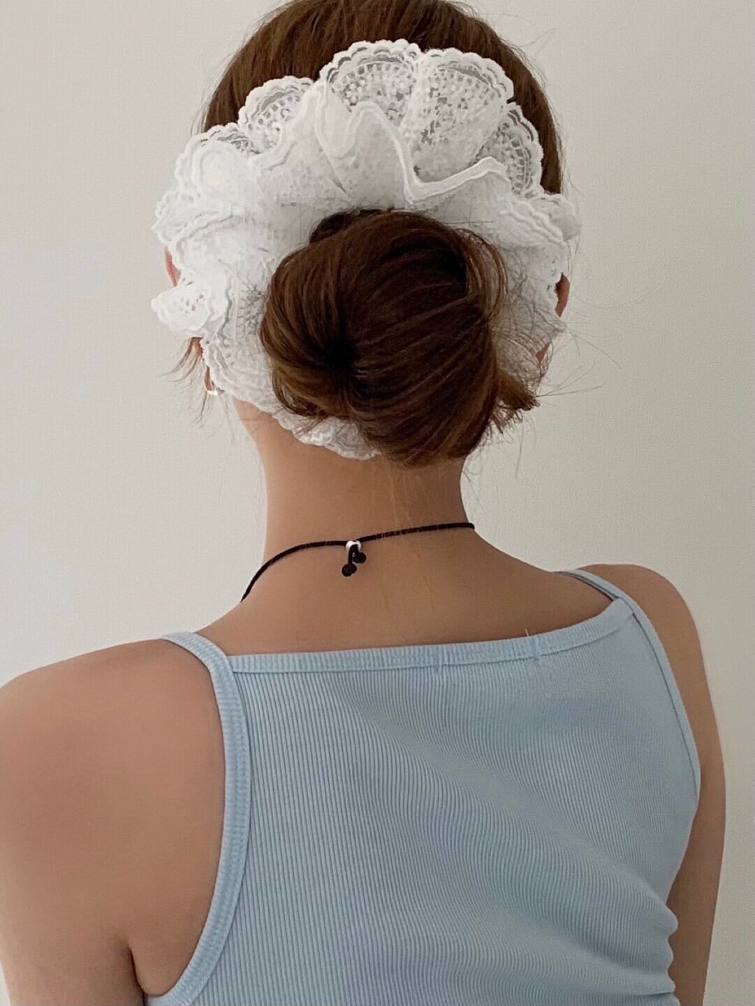 (予約) lace hair tie | Rosec
