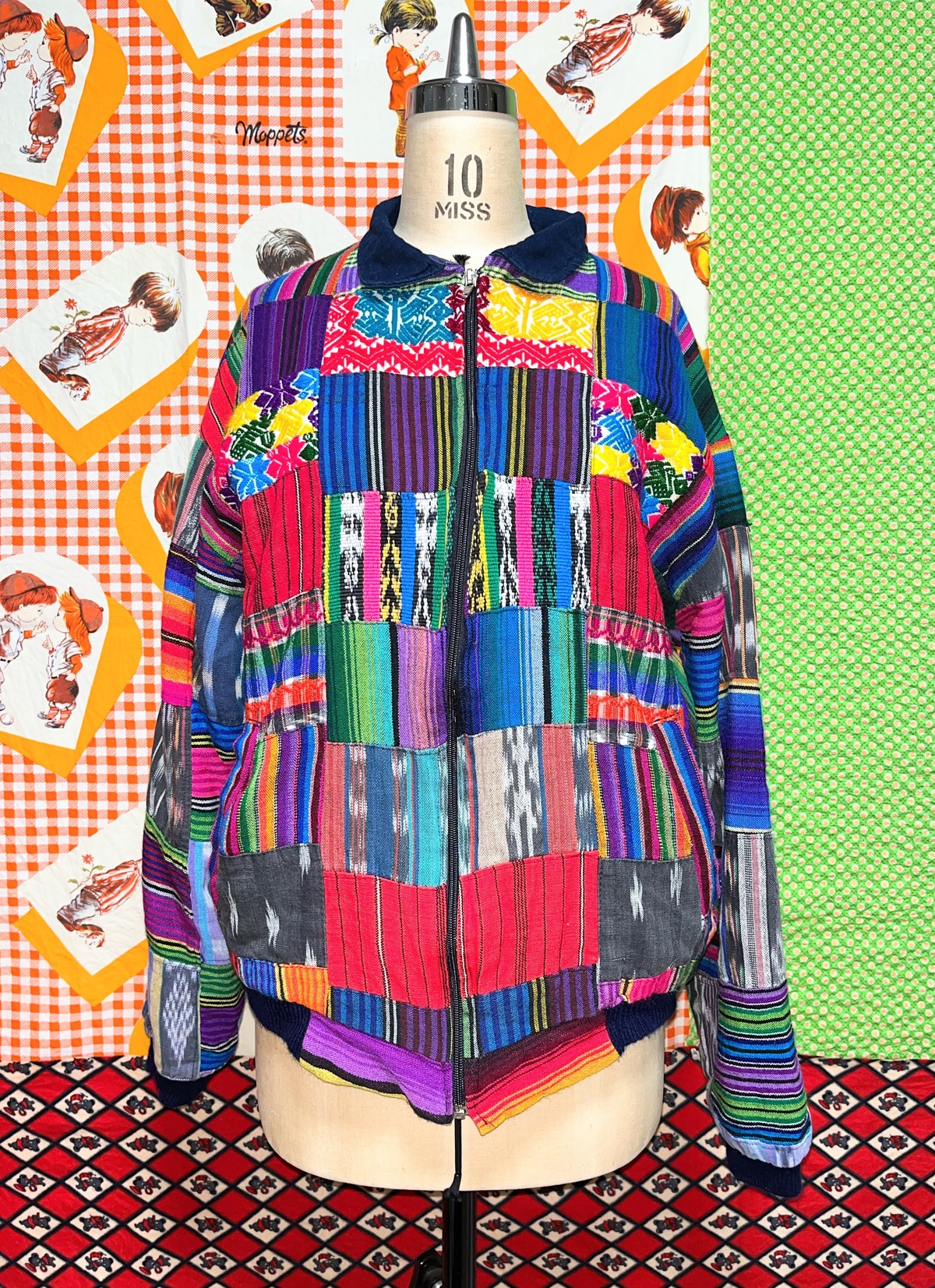 ヴィンテージ グアテマラパッチワークブルゾン | KOUME