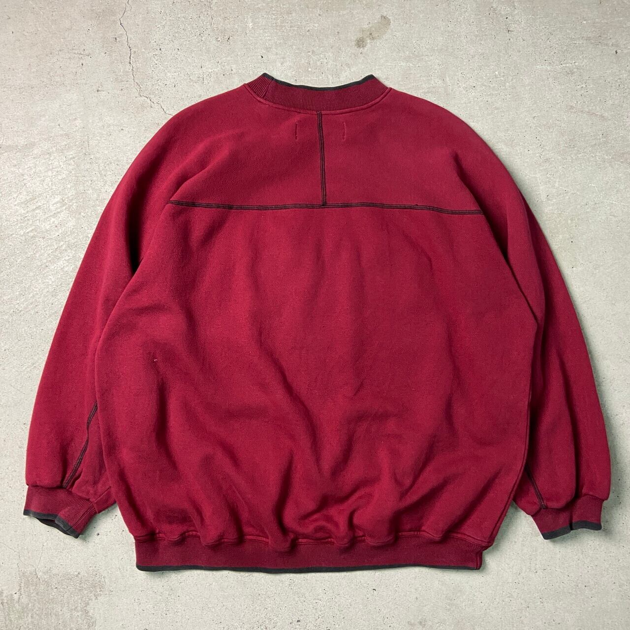 90年代 KOWLOON LINE ユーロ ペンギン アニマル プリント 刺繍 スウェットシャツ メンズ2XL相当 古着 90s ヴィンテージ ...