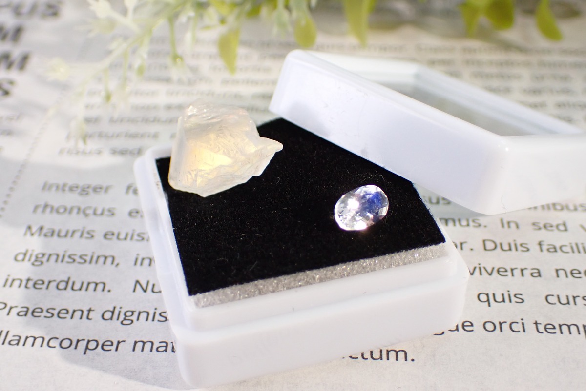 【原石セット】アンデシンラブラドライト 0.38ct/7.13ct [C2‐603] | differencee(ディファレンシー)