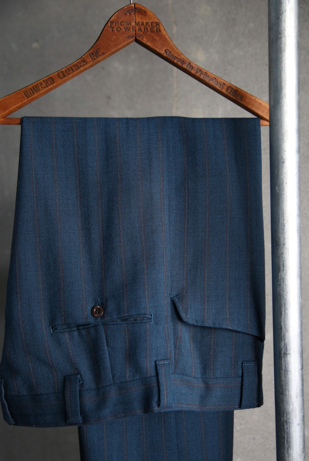 80s Jacquard Stripe Slacks | the Holic vintage clothing