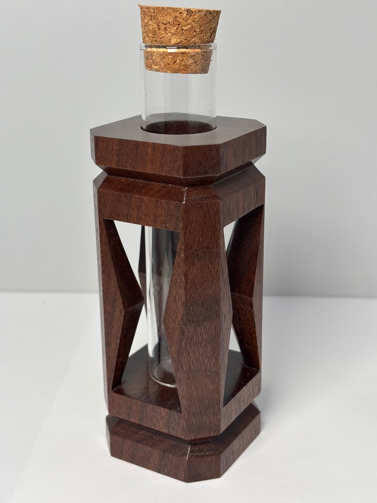 Flower Base ウォルナット -03- | 想 wood craft