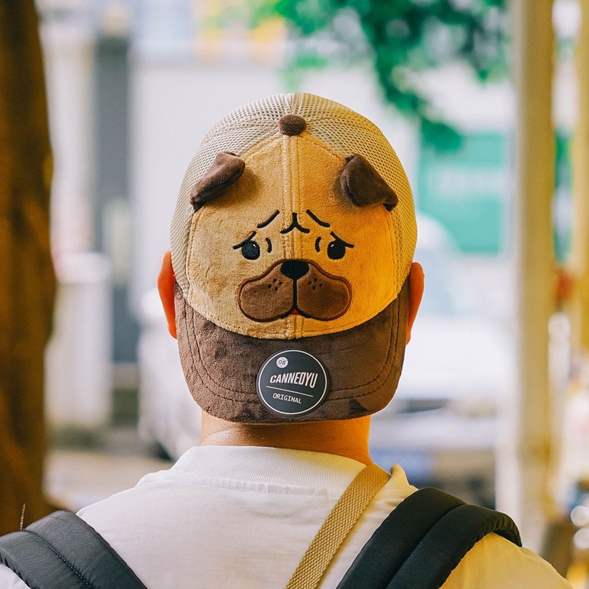 Cap -fluffy pug- cap-37 | Pug shower - パグシャワー パグ雑貨専門店