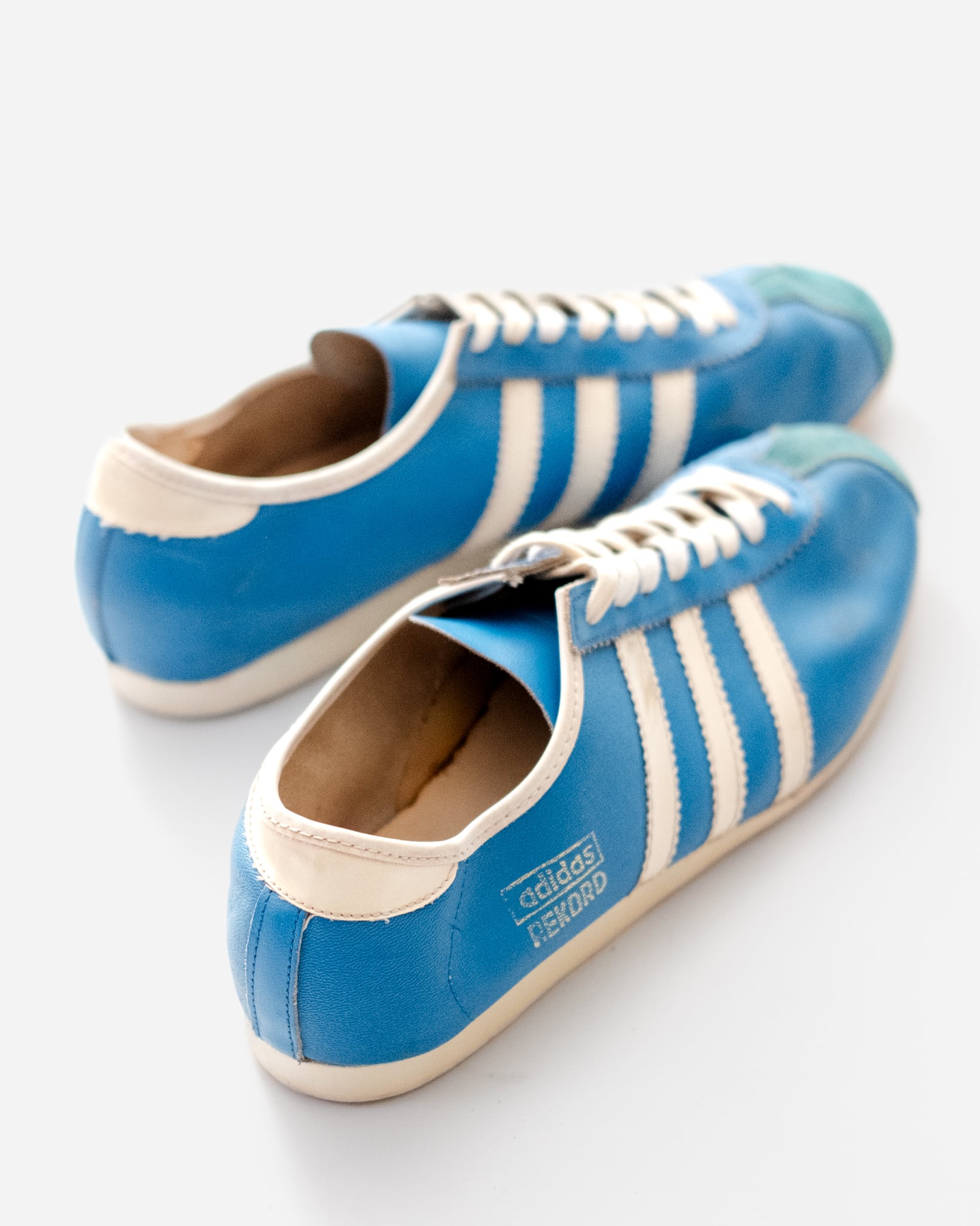 [70's] "adidas" REKORD Leather Training Shoes (Made in Roumania ...