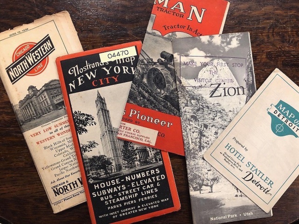 【GG034】vintage guide book -5set- /display goods | KITAZAWA BOOKSTORE
