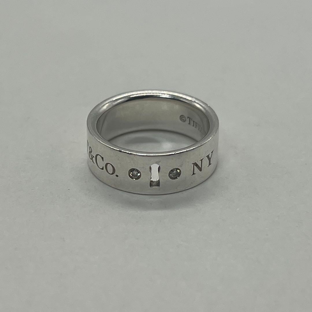 ティファニー TIFFANY&CO 2Pダイヤ ロック リング 6号 SV925 | Refind