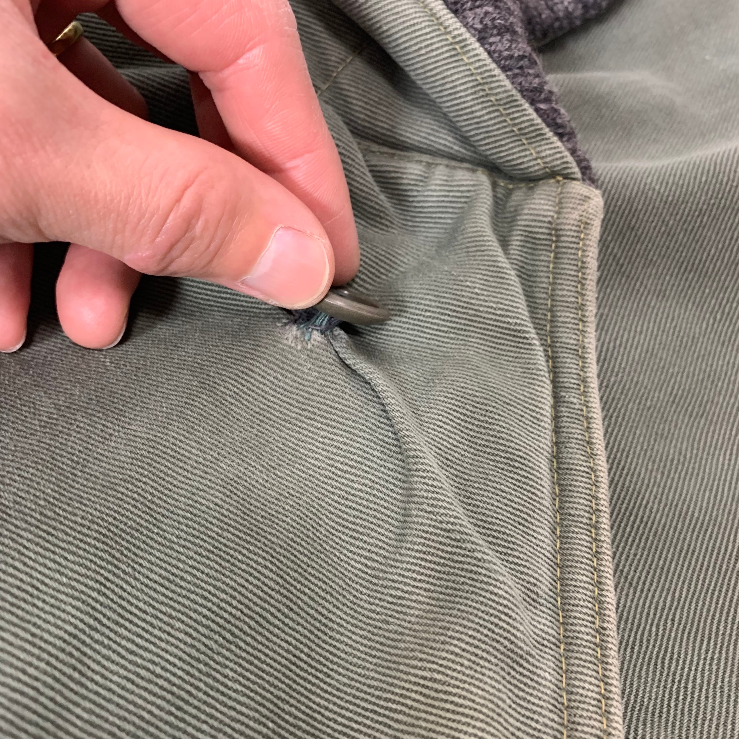 vintage 50s Military Taste Coat PRENTICE PIN LOCK ZIPPER ミリタリーテイストコート 片 ...