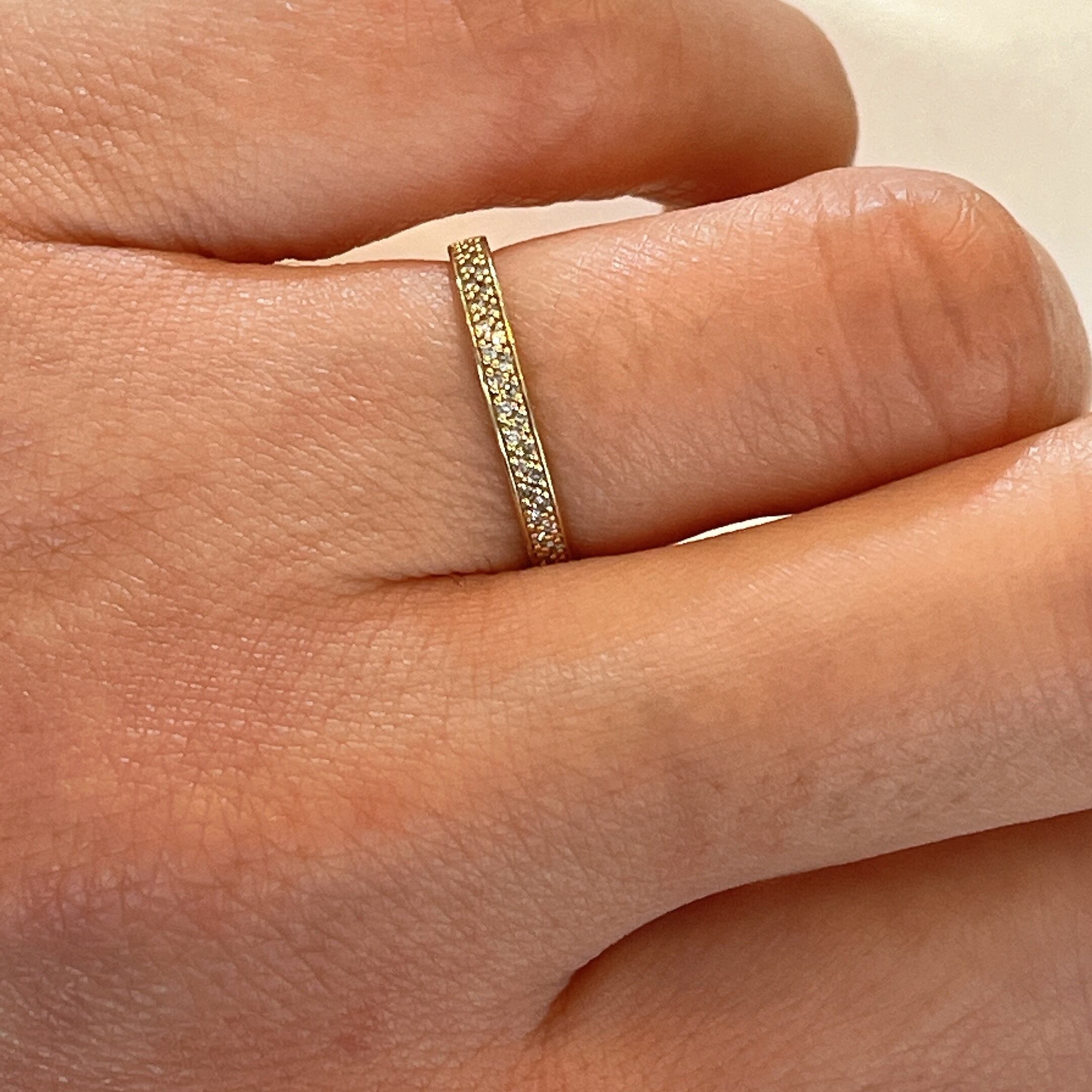 agate half eternity ring K18YG Diamond | salute2021