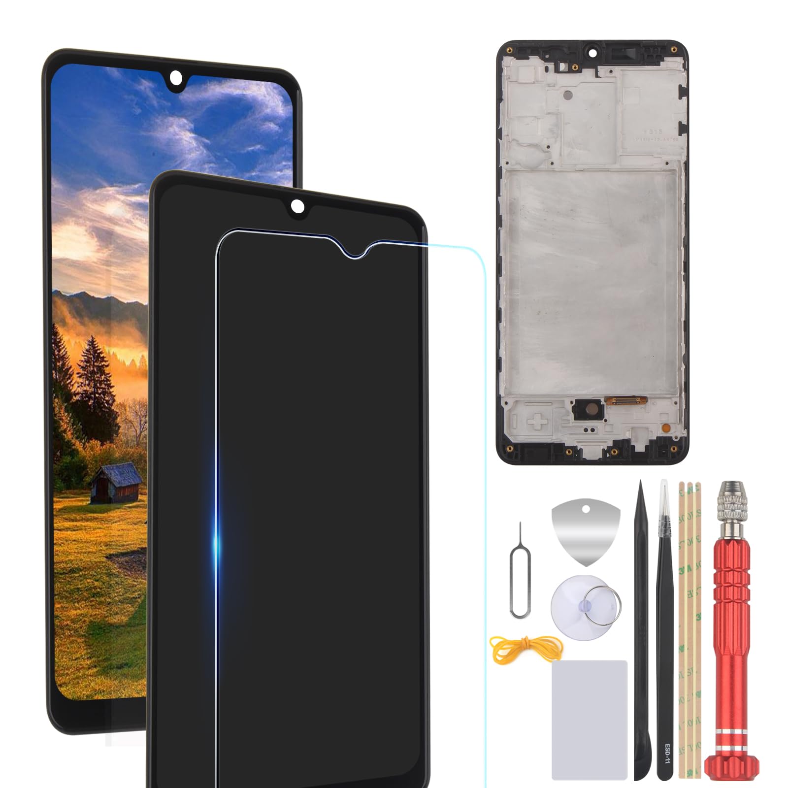 SAMSUNG Galaxy A31 A315 LCDディスプレイのSM-A315F SM-A315F/DS SM-A315G/DSタッチ ...