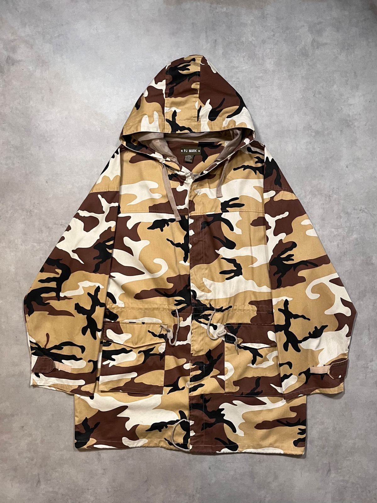 “PJ MARK” Desert Camouflage Hooded Coat | RENGA CLOTHING STORE