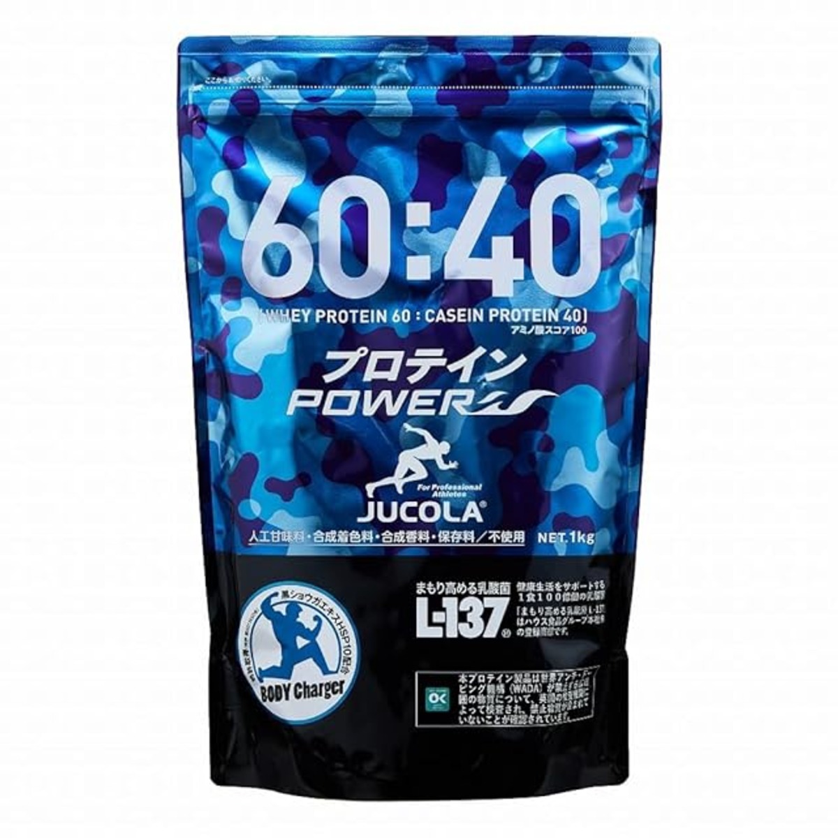 【ジャコラ公式販売商品】ジャコラ(JUCOLA)プロテインパワー ホエイ(WPI)60:ガゼイン40 1kg | YAMA BASE
