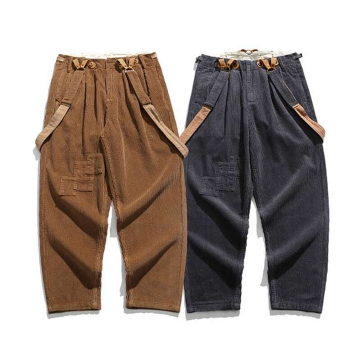 【unisex】corduroy salopette pants AS099 | asovin