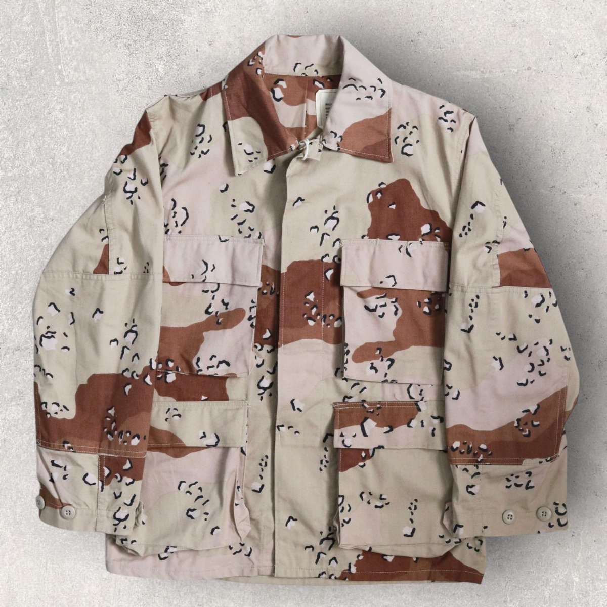 chocochip camo bdu jacket 80s | focus