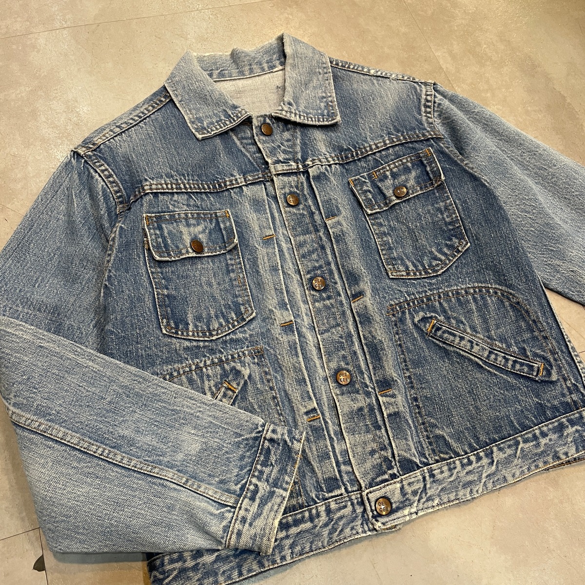 ⊕1970s DEE CEE SNAP DENIM JACKET | safarionline